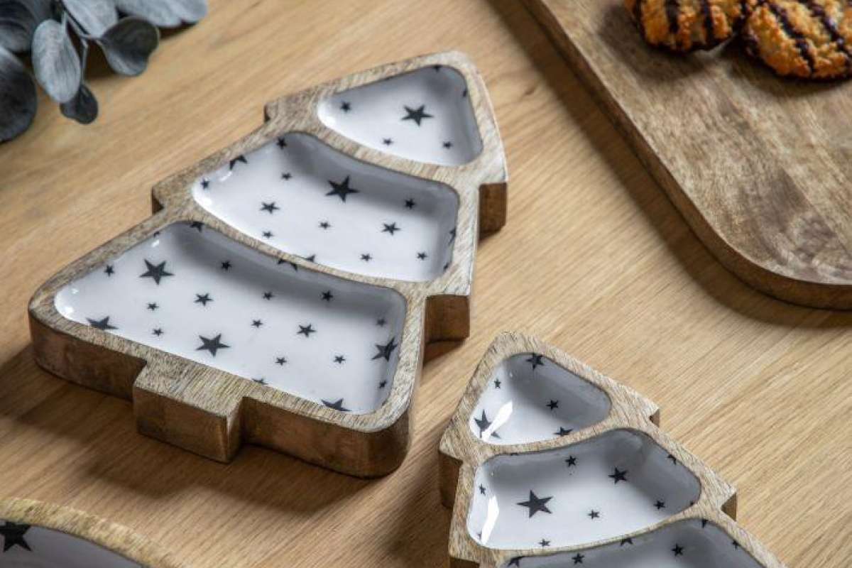 Starry Christmas Tree Nibbles Platter | Hawkshead Relish
