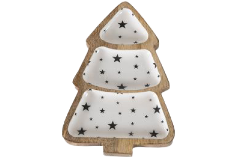 Starry Christmas Tree Nibbles Platter | Hawkshead Relish