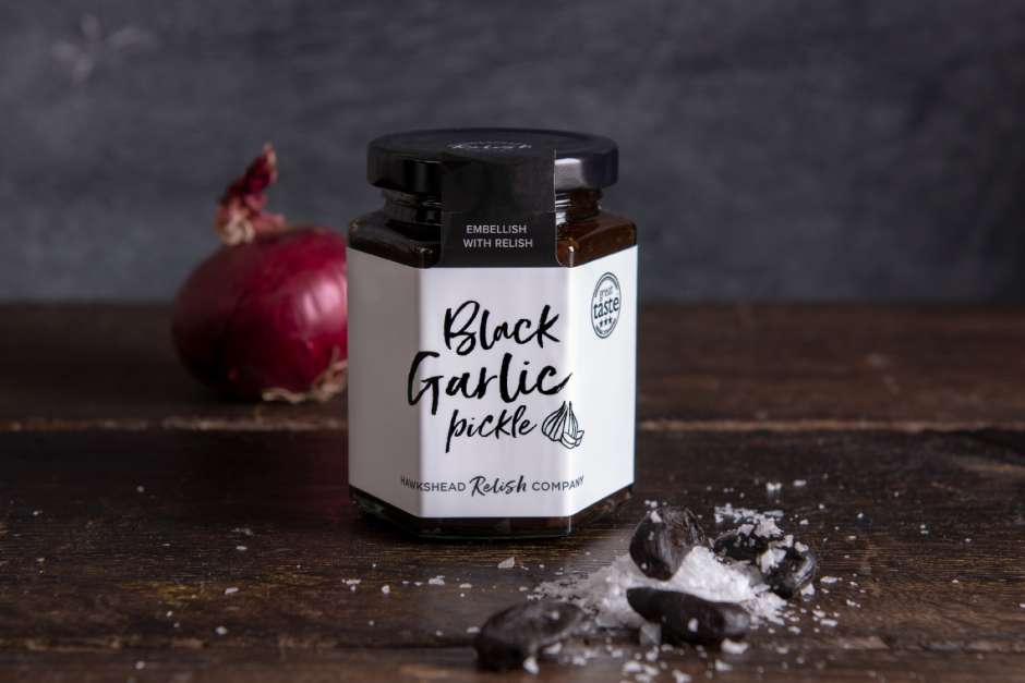 Black Garlic Pickle 220g | Hawkshead Relish Black Garlic Pickle 220g | Hawkshead Relish